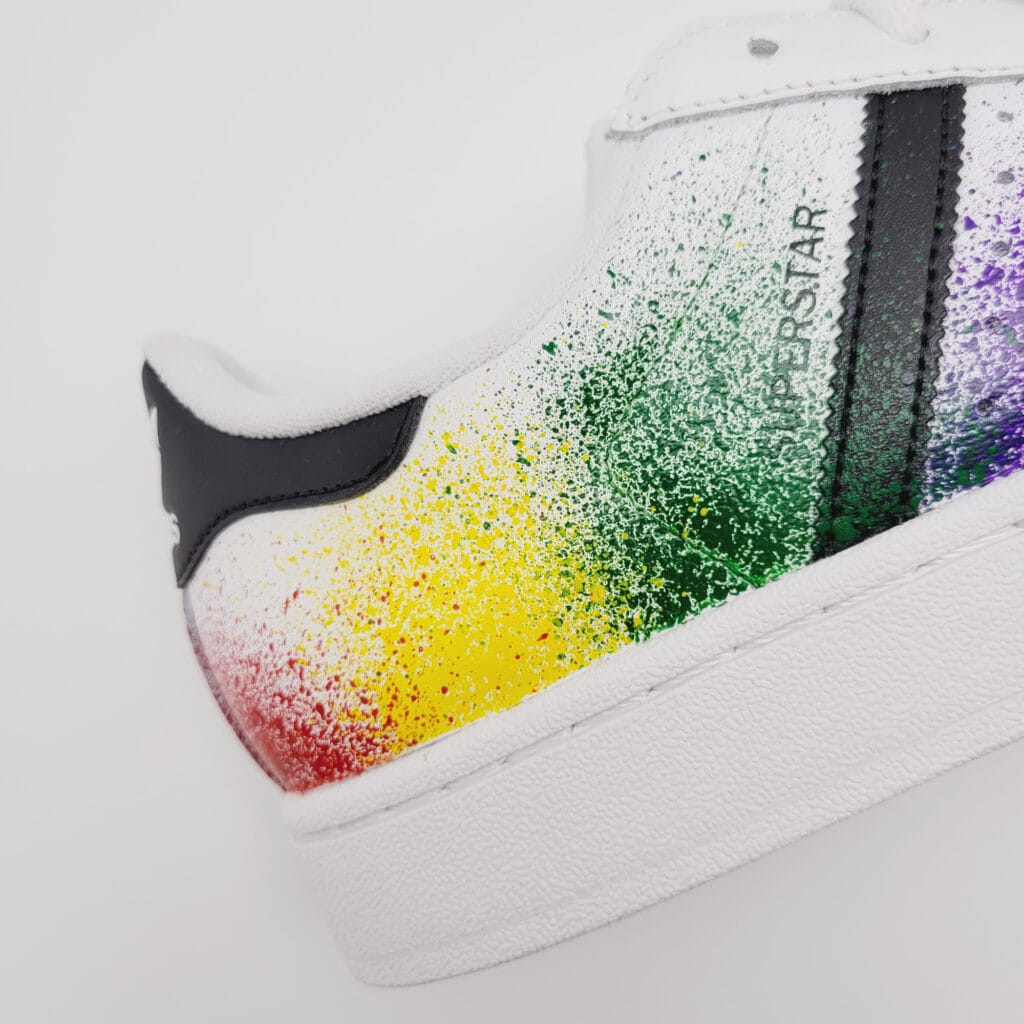 Adidas Color Splash Superstar - Double G Customs - Custom Sneakers
