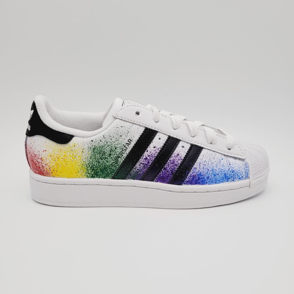 Adidas Color Splash Superstar - Double G Customs - Custom Sneakers