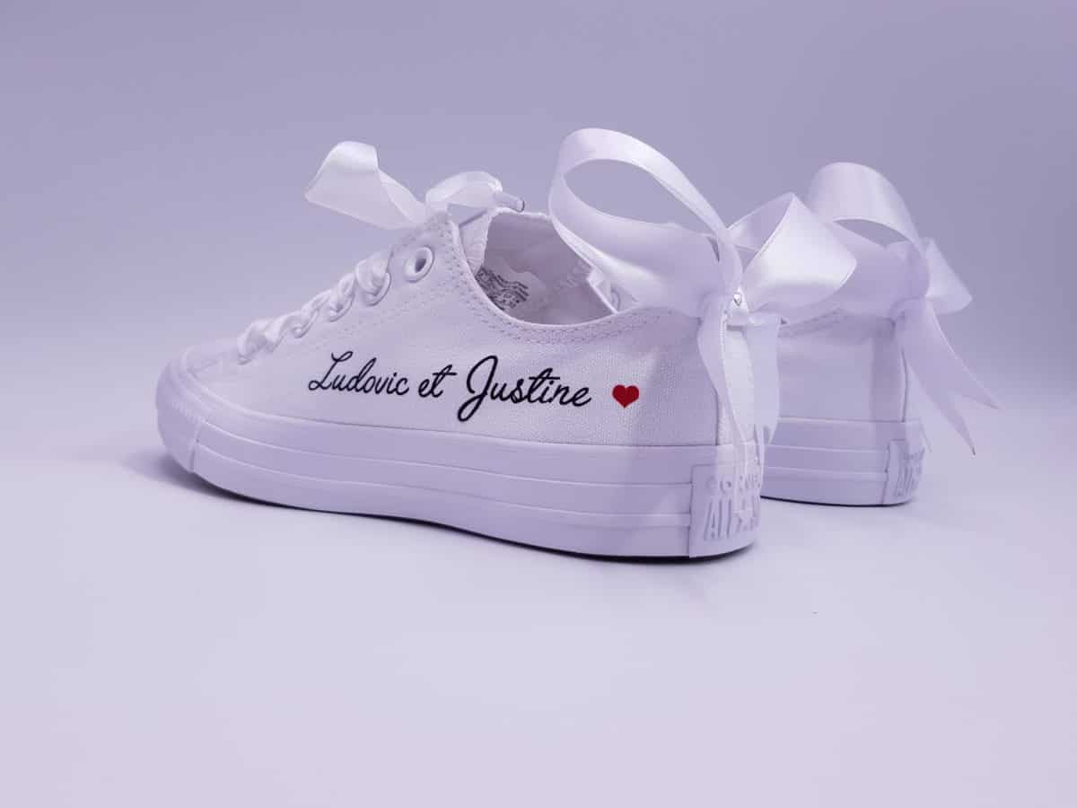 Une paire de Converse « Fairy » pour un jour féérique | Double G Customs