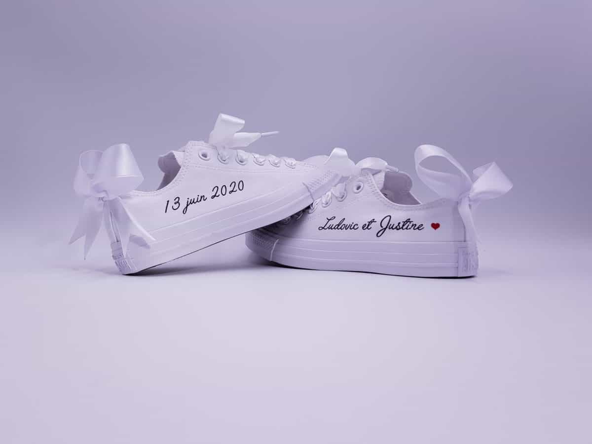 Une paire de Converse « Fairy » pour un jour féérique | Double G Customs