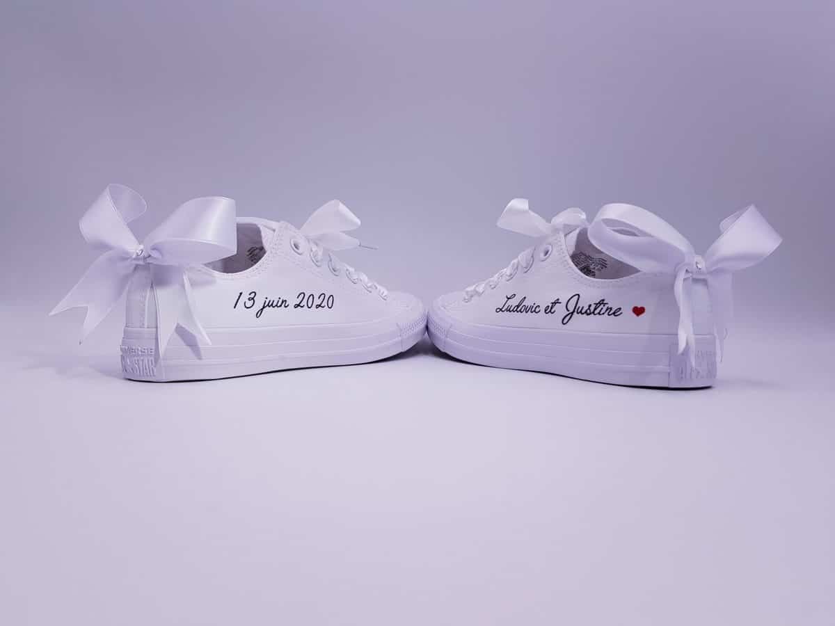 Une paire de Converse « Fairy » pour un jour féérique | Double G Customs