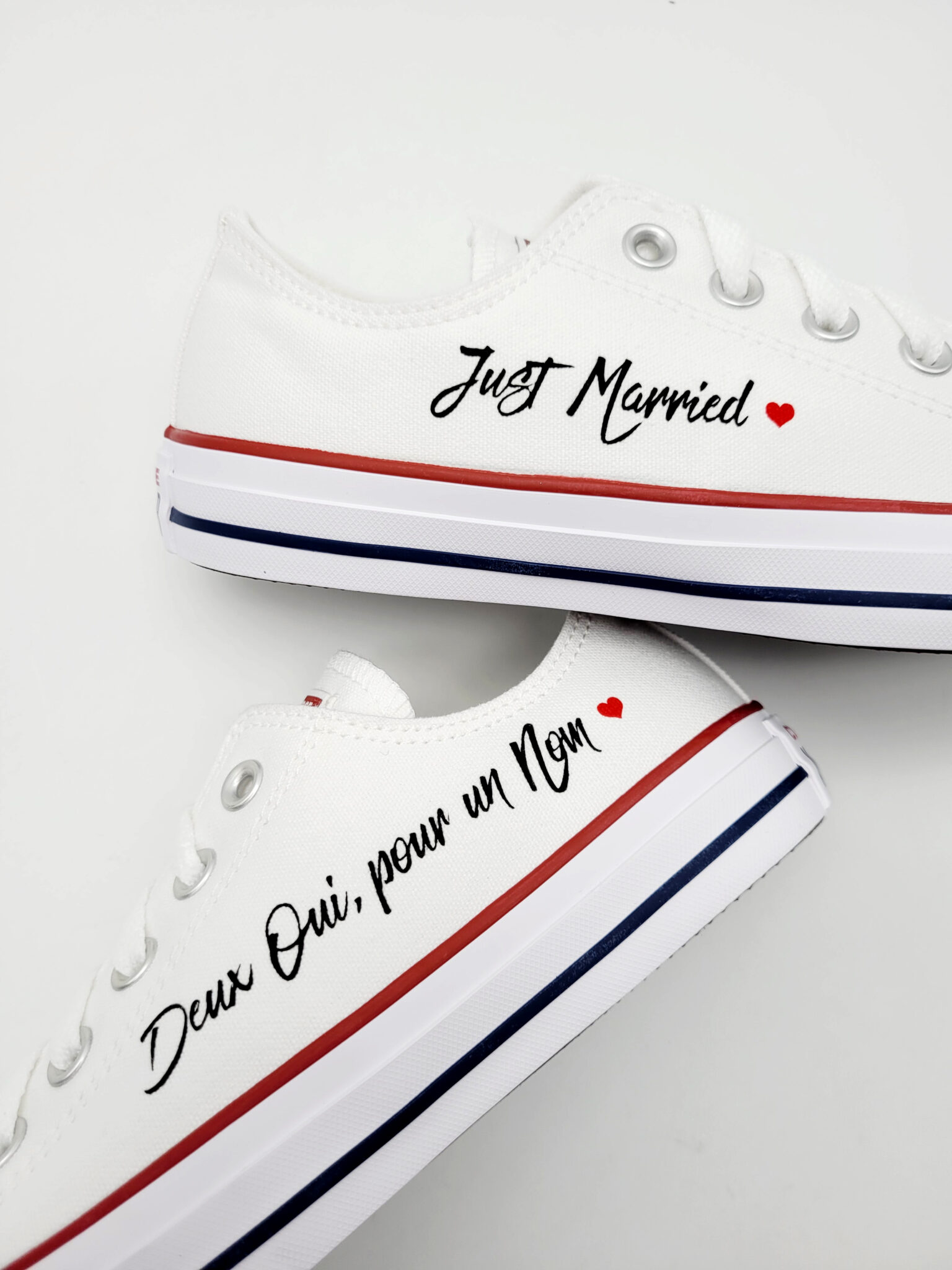 De l’amour sur les chaussures de mariage | Double G Customs