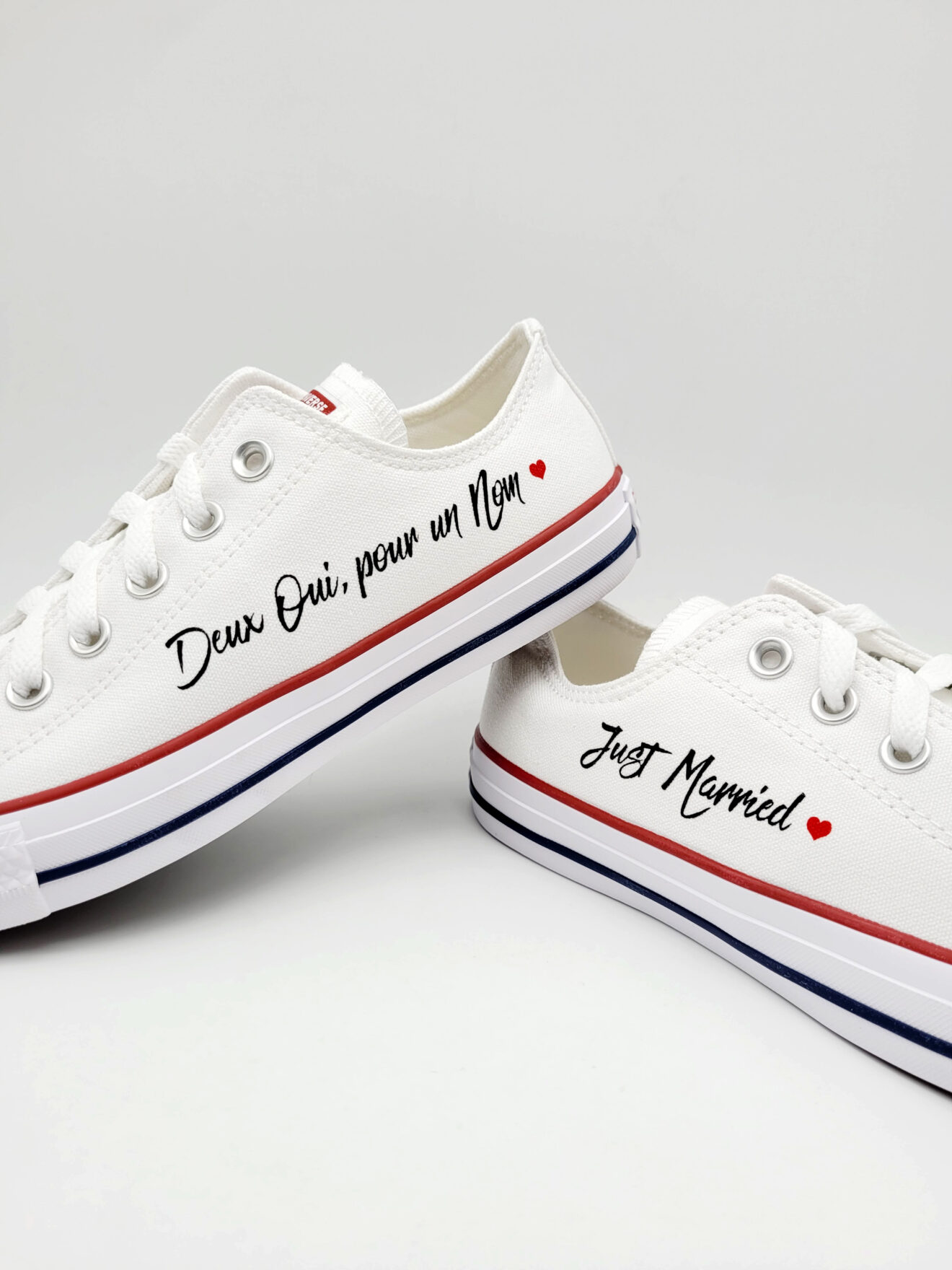 De l’amour sur les chaussures de mariage | Double G Customs