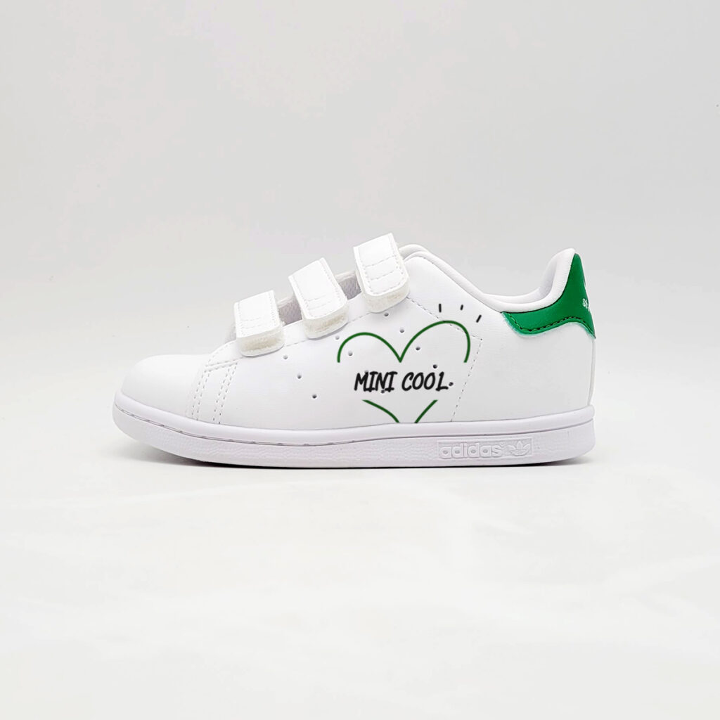 DUO Adidas Stan Smith Papa et mini cool - Double G Customs - Custom ...